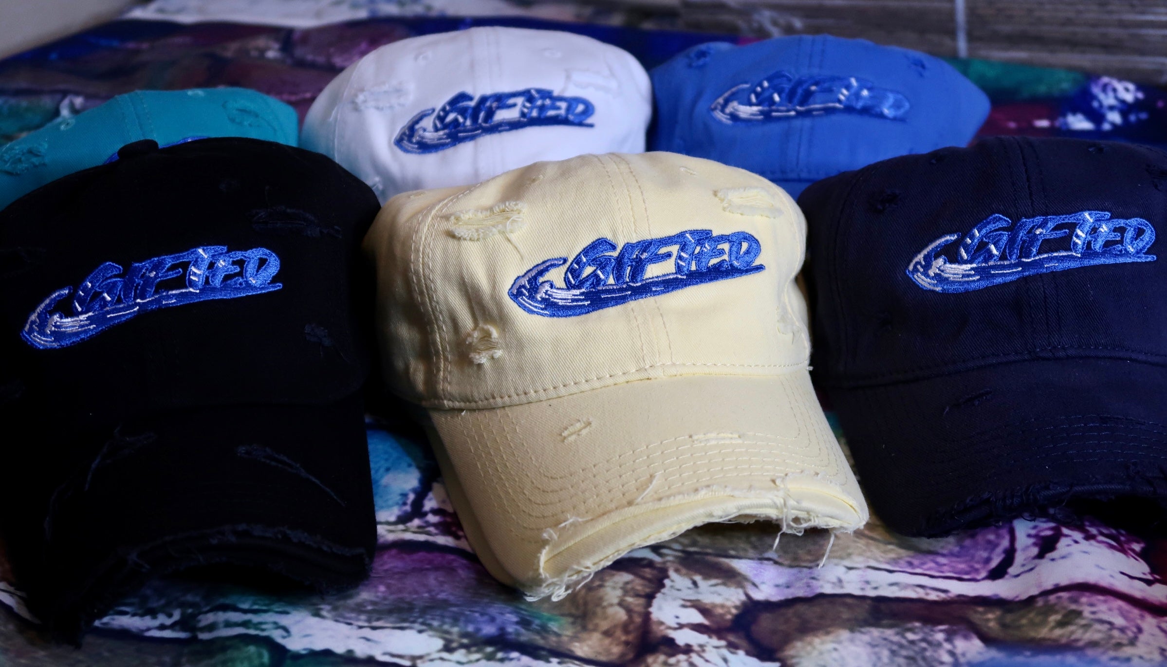 BLUE GIFTED LOGO (Flavors for Days Hat Collection) – Giftedmerch.com