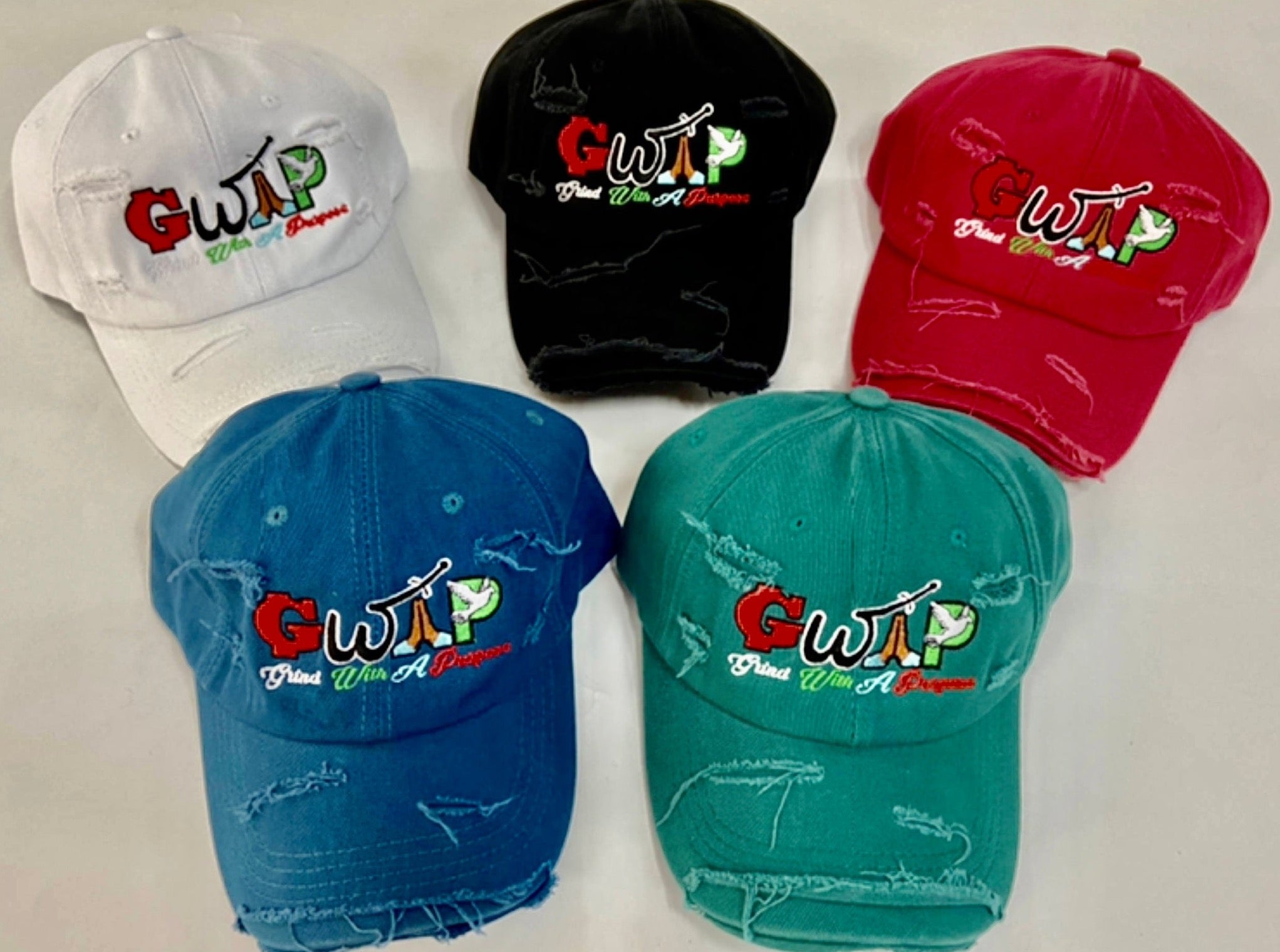 New G.W.A.P. EMBROIDERY VINTAGE DAD HATS – Giftedmerch.com